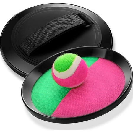 SHAR Toss and Catch Set (1 Set, 18.5cm), Beach Game, Includes Two Hook ...