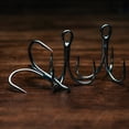 OROOTL 100pcs Fishing Treble Hooks Round Bend Barbed Treble Hook Size 12# - Walmart.com