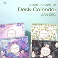 2026 Twin-Coil Binding Monthly Desk Calendar 12 Month Planner Academic ...