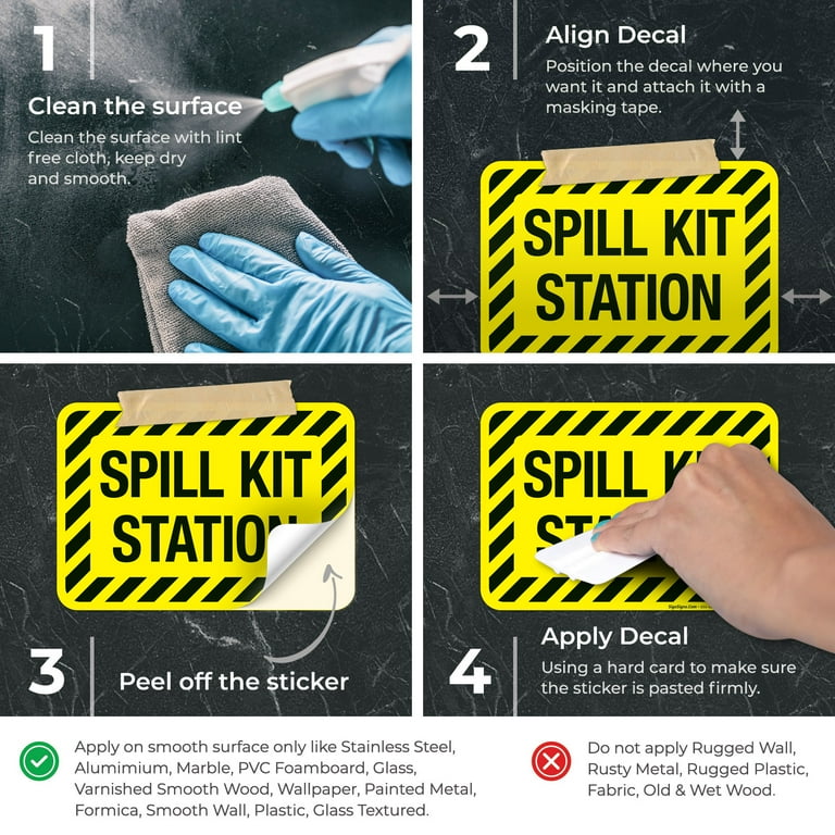 Spill Kit Station Sign,, 49% OFF | ids-deutschland.de