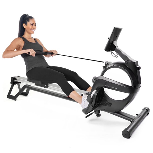 Dripex Elastic Cord Rowing Machine Rower w/ LCD Monitor - Walmart.com