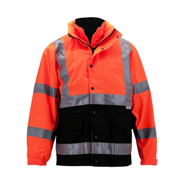 VKWEAR - Men's Class 3 Safety High Visibility Water Resistant ...