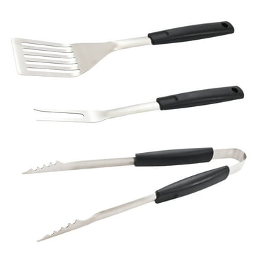 Expert Grill Stainless Steel 4-piece BBQ Tool Set with Soft Grip ...