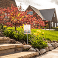 Eveokoki PLEASE DO NOT WALK IN FLOWER BED Garden Sign with Stake, 8x12 ...