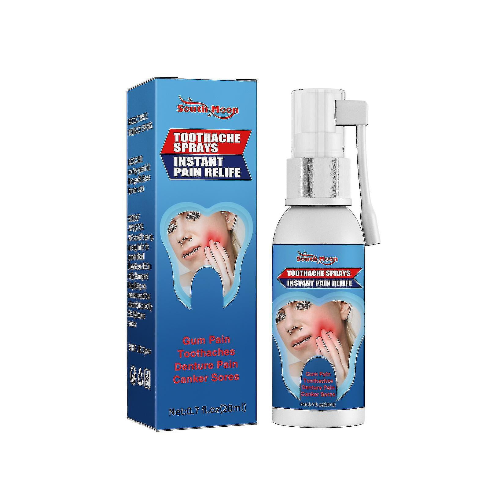 Dental Pain Relief Spray, Rapid Relief Dental Spray Freshen Breath And ...