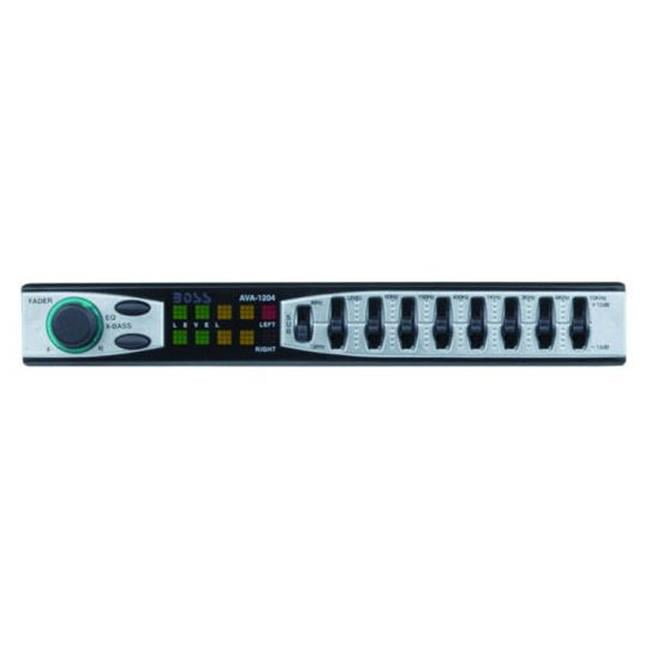 Boss 7 Band Pre-Amp Equalize with Sub Xover - AVA-1204 - Walmart.com