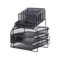 Lorell Office Organization Desk Supplies - 4-Tier Divided Desktop ...