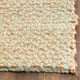 SAFAVIEH Natural Fiber Braxton Braided Jute Area Rug, Natural/Green, 8 ...