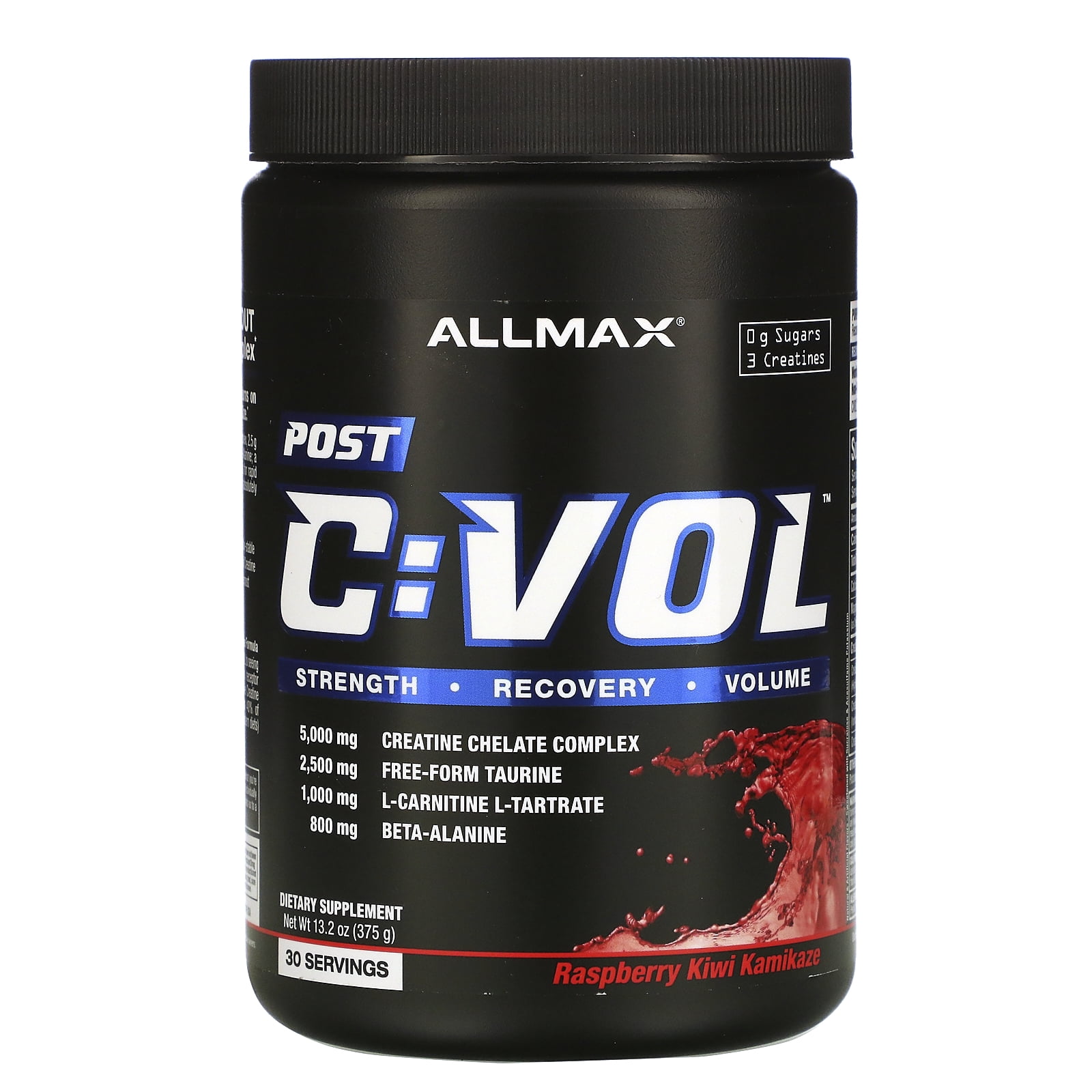 AllMax CVOL Powder, Raspberry Kiwi Kamakaze, 375g - Walmart.com