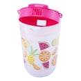 Mainstays - Assorted Fruit Plastic 1 Gallon Pitcher with Red Lid ...