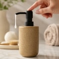 Ceramic Soap Dispenser Refillable Hand Soap Pump Bottle For Bathroom ...