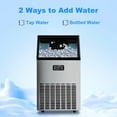 Smad Stainless Steel Commercial Ice Maker 100lbs Cube Machine ...
