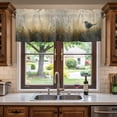 Bird Valances for Windows, Wild Grass Misty Field Animal Nature Rustic ...
