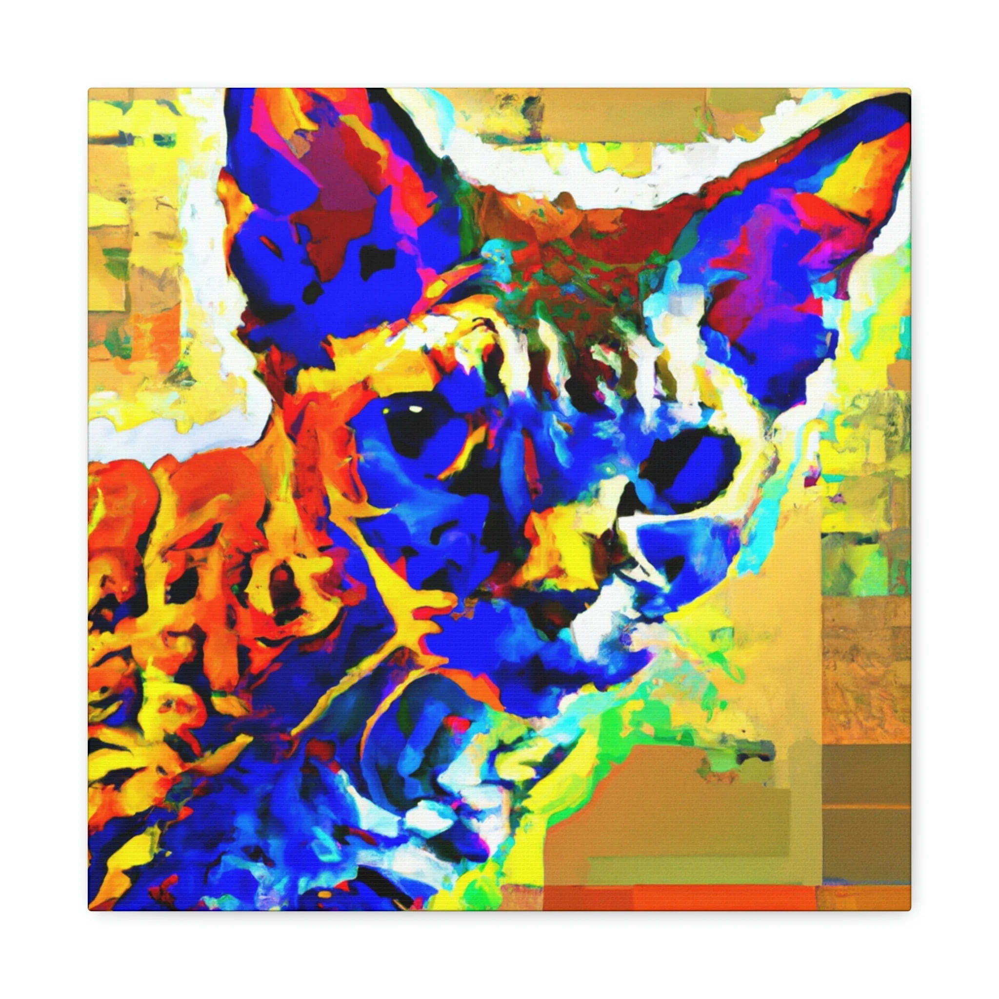 Pop Art Devon Rex - Canvas - Walmart.com