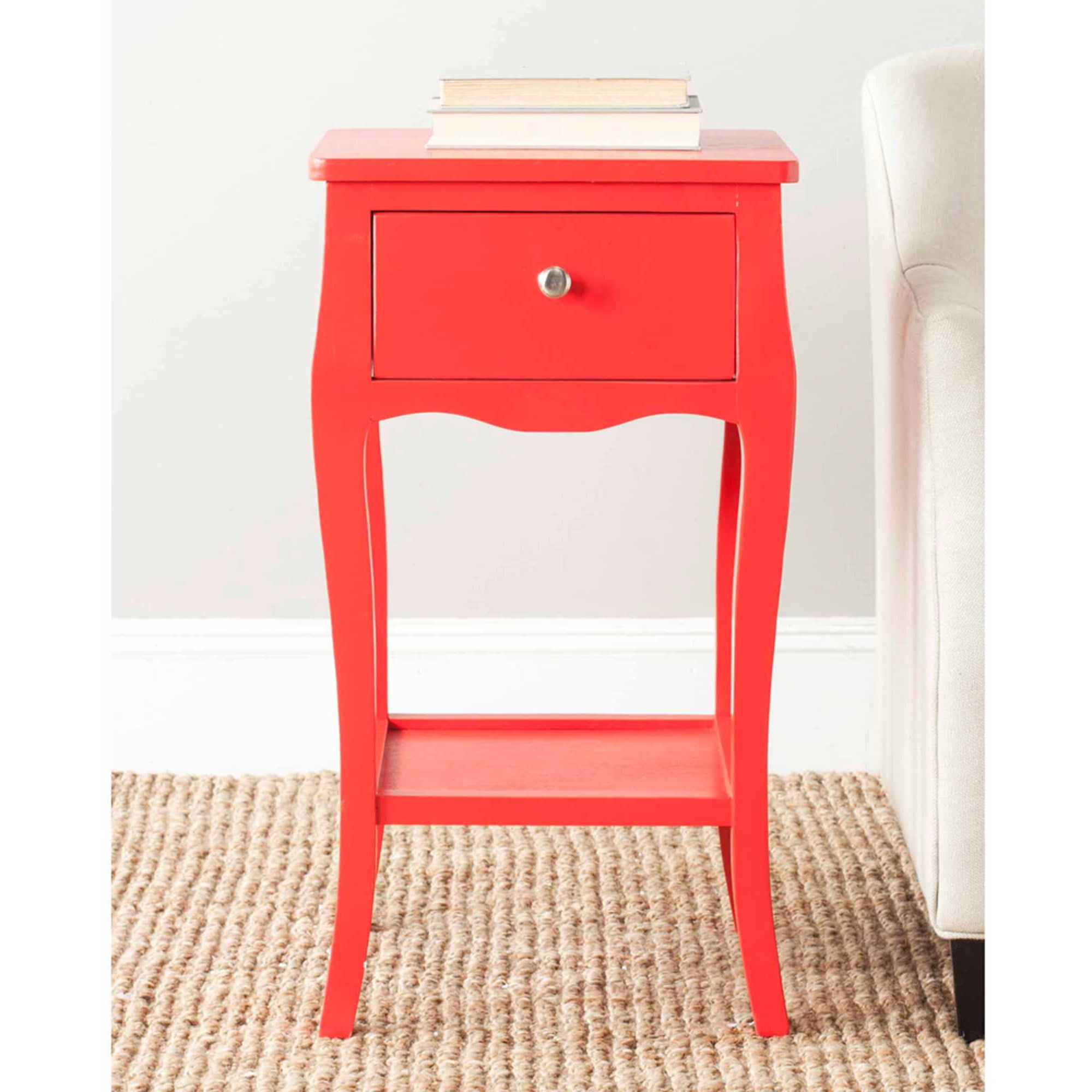 Safavieh Thelma Solid Rustic End Table with Storage Drawer - Walmart.com