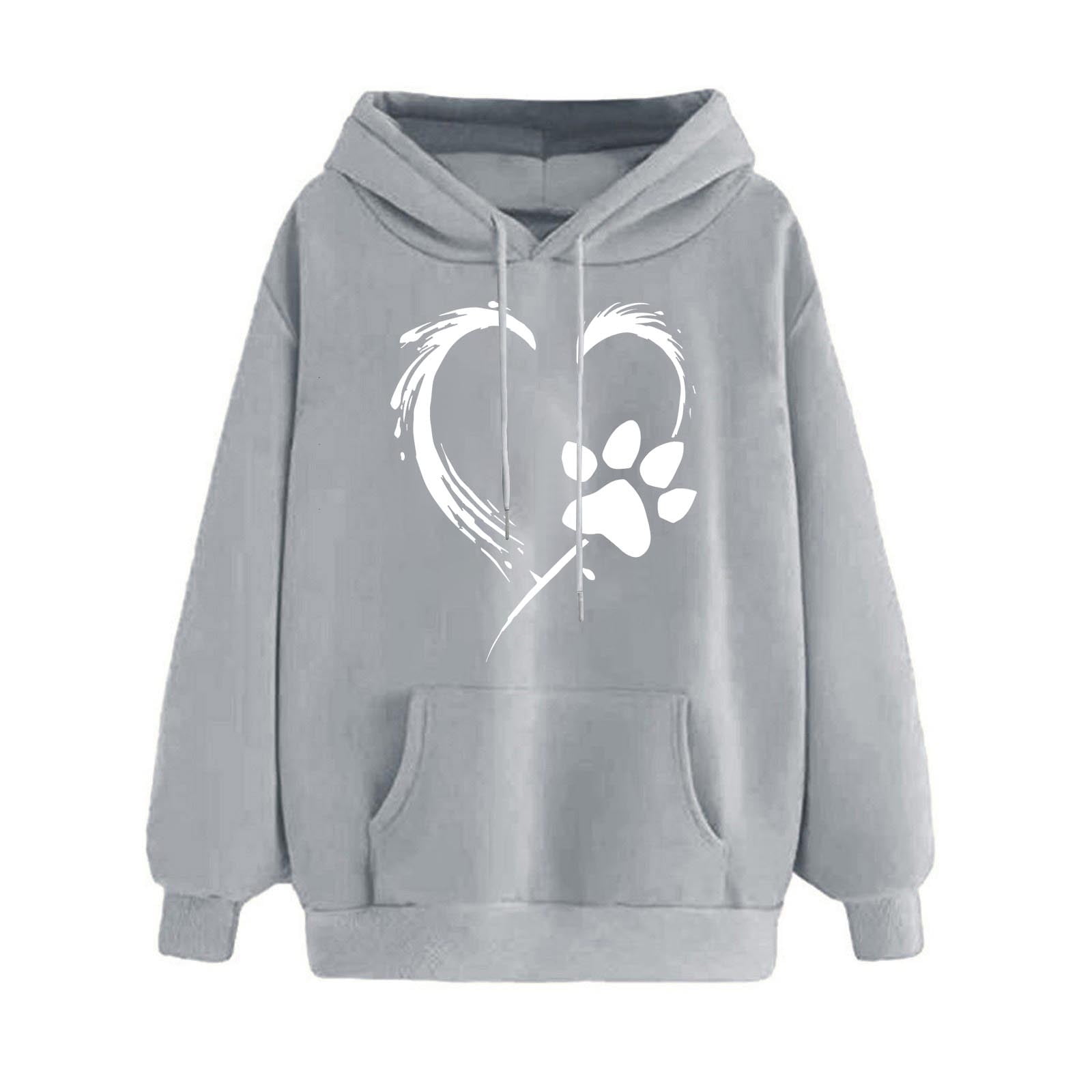 Click here for Pisexur Hoodies For Women Graphic Fall Casual Loos... prices