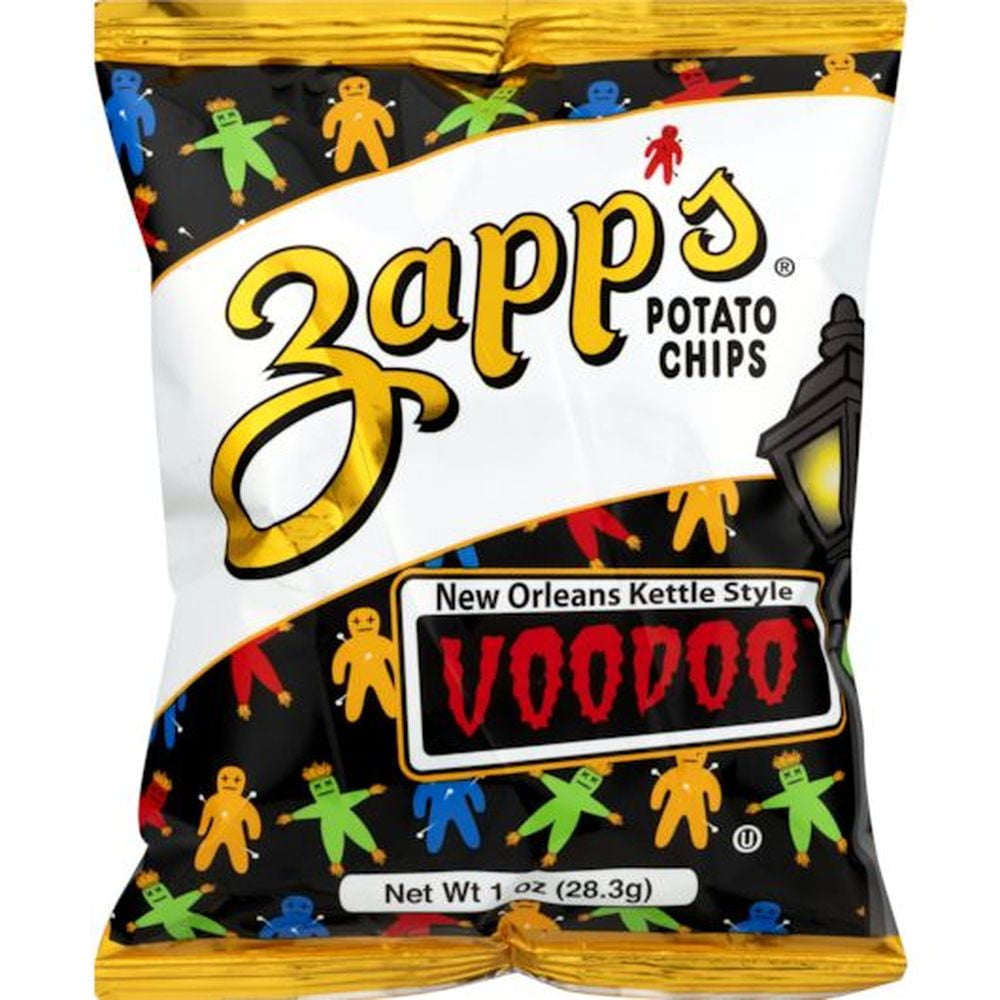 Zapps Voodoo New Orleans Kettle Style Potato Chips, 1 Ounce -- 60 per ...