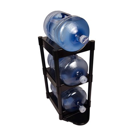 Bottle Buddy Water Racks - 3 and 5 Gallon Bottles - 3-Tray Jug Storage ...