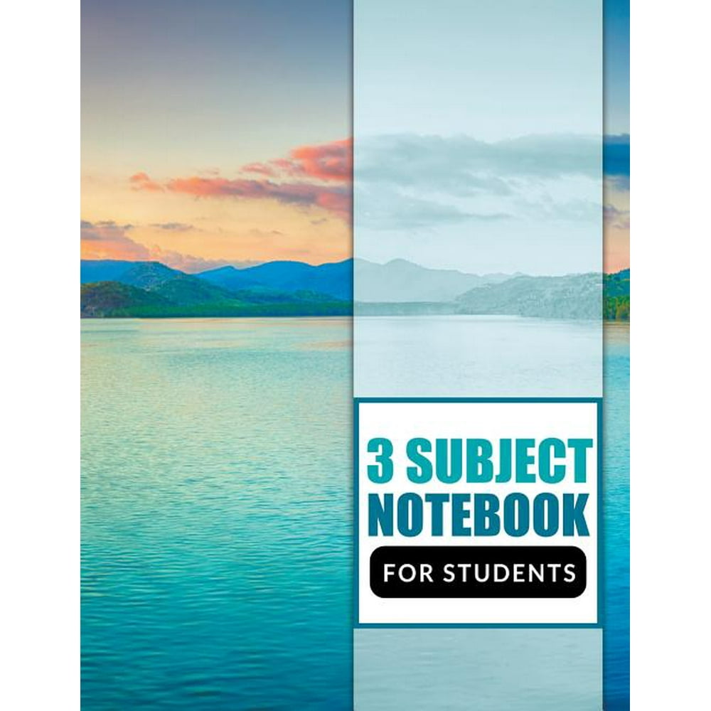 3 Subject Notebook For Students (Paperback) - Walmart.com - Walmart.com