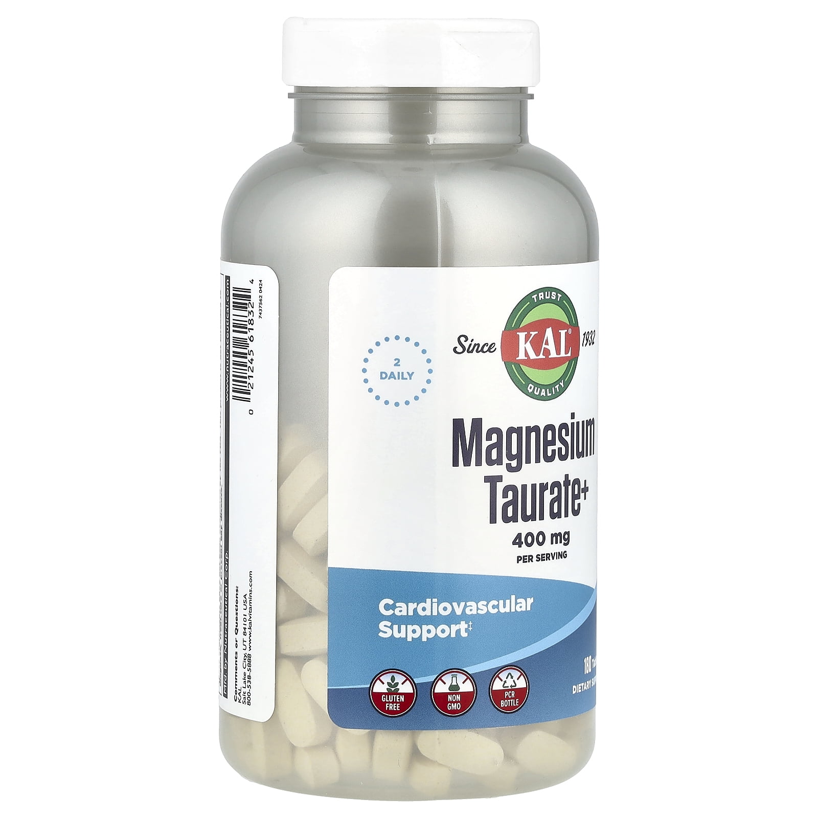 Buy KAL Magnesium Taurate 200mg - 180 Tablets at Ubuy Nepal