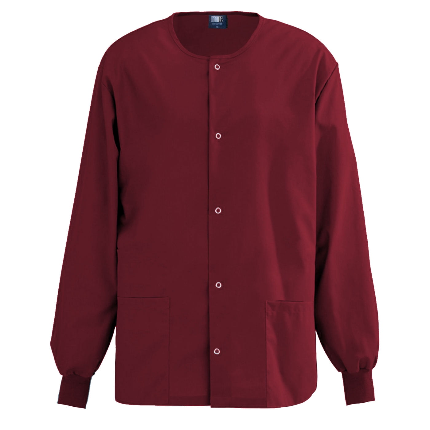 Medgear Women's Scrub Jacket with Snap Front - Walmart.com