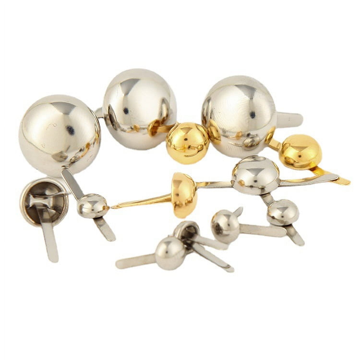 Clavo de hongo de bronce, dorado y plateado, clavo decorativo para ...