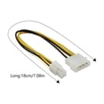 4Pin CPU Power Supply to Port Cord Extension Cable for CPU Desktop ...