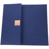 IDEANATEGRATE Protect Documents with Blue Square Certificate Cover for ...