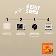 Lily's Toaster Grills - Grilled Cheeseburger Sandwich - Frozen Meal, 2 ...