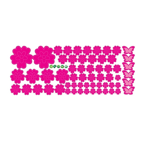 Wall Decor Sticker Flower Removable Art Diy Home Decal - Walmart.com ...