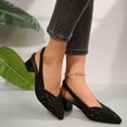Bibifish Womens Heeled Sandals Glam Luxurious Plush Closed Toe Elastic ...