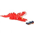 Hot Wheels Shark Launcher Chomp Track Set & Transporter Vehicle Playset ...