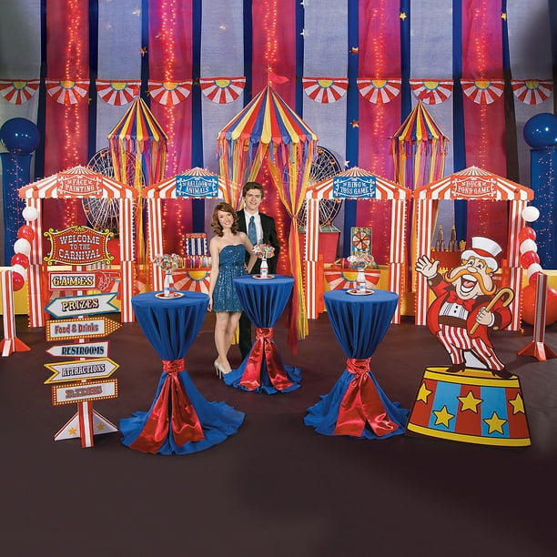 Carnival Grand Decorating Kit, Party Decorations, 62 Pieces - Walmart.com