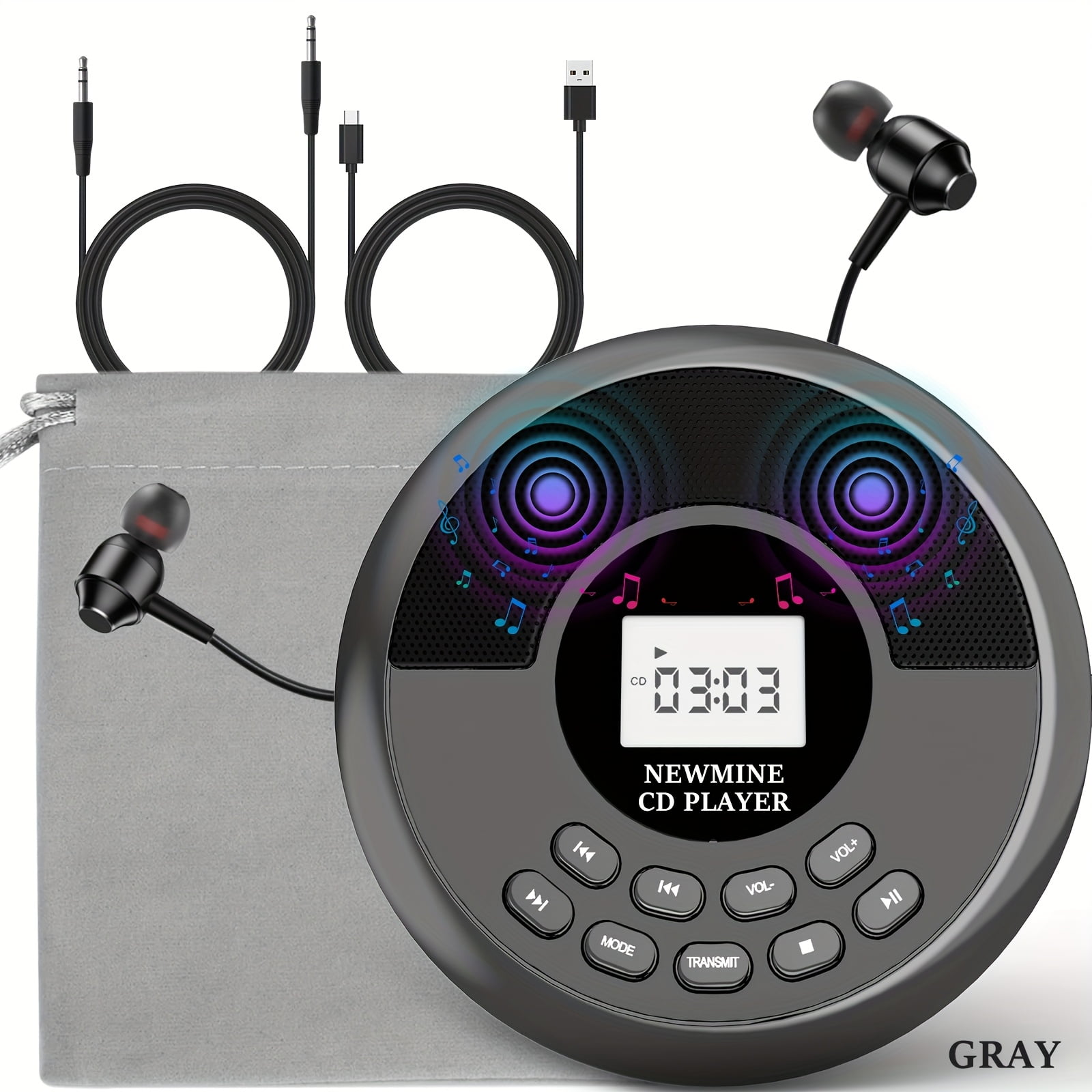 Click here for Amerteer Portable Cd Player Bluetooth Rechargeable... prices