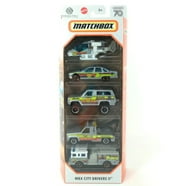Matchbox City Adventure II 5 Car Pack 1:64 Scale Die Cast Vehicles ...