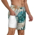 Kdxio Watercolor Sea Turtle Print Men'S Swim Trunks With Compression ...