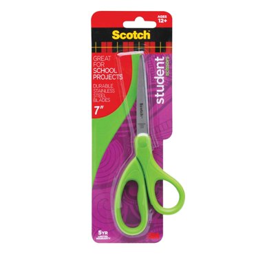 Scotch 8" Multipurpose Stainless Steel Scissors, 2 Pack, Red/Gray ...