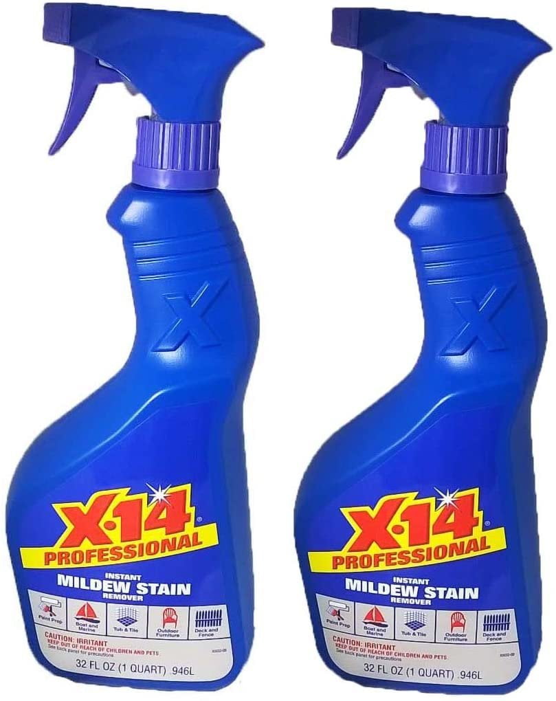 X-14 Professional Instant Mildew Stain Remover 32 FL OZ 2 pack ...