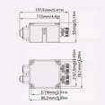 Motor Start Stop Push Button Switches Latching Electrical Switches ...