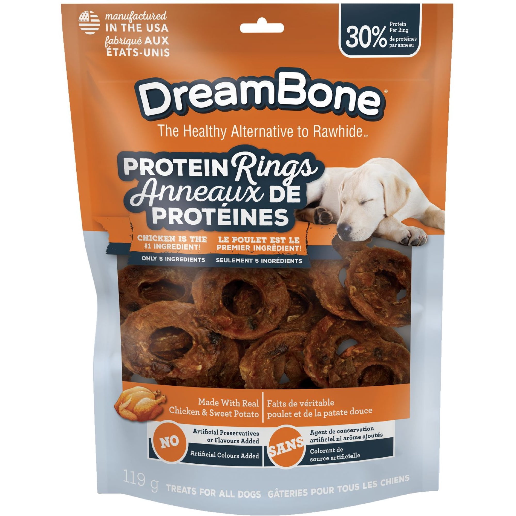 Click here for Pack Of 4 - Dreambone Protein Rings Chicken & Swee... prices