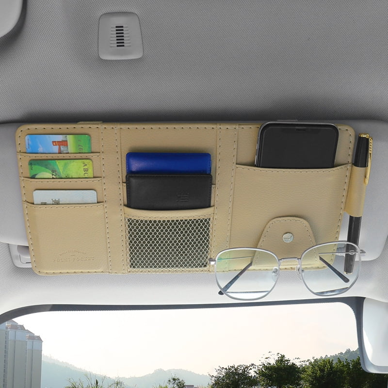Sun Visor Organizer | Multi-Function in-car Glasses Clip | Registration ...
