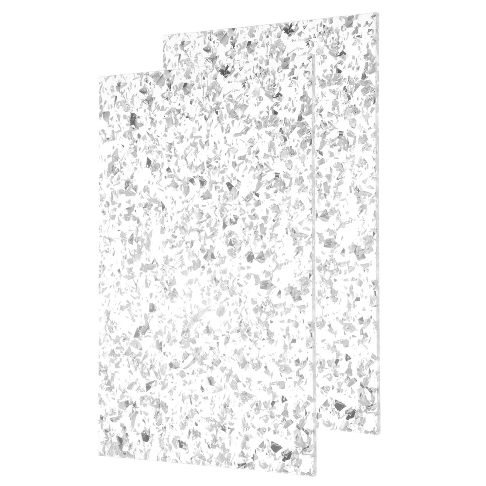 Click here for Uxcell 2pcs Silver Glitter Acrylic Sheets 1/8 Thic... prices