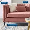 Tufted Sofa, Velvet, Pink, Modern Contemporary Urban Design, Living ...