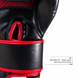 Premier Deluxe Boxing Glove - Black/Red - Walmart.com