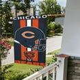 Chicago Football Team Garden Flag 12.5"x18"/28"x40" Double Sided Yard ...