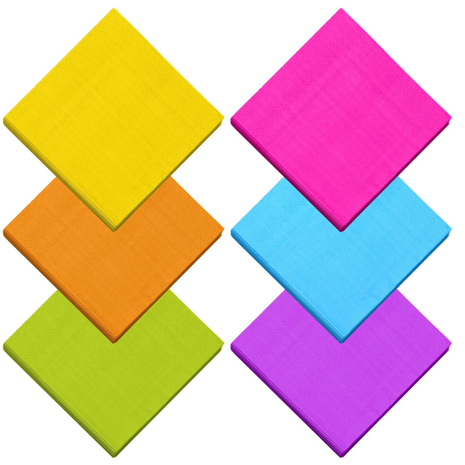 Resinta 120 Pieces Cocktail Napkin Beverage Luncheon Paper Napkins 2 ...