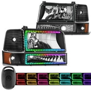 DNA Motoring For 99-04 Jeep Grand Cherokee WJ Factory Style Black Amber ...