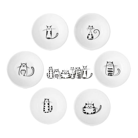 12 Pack Ceramic Dipping Bowls, 3 Oz Soy Sauce Dish, Small Dip Bowls Set ...