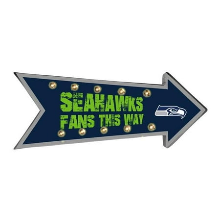 Forever Collectibles Seattle Seahawks Running Light Marquee Sign ...