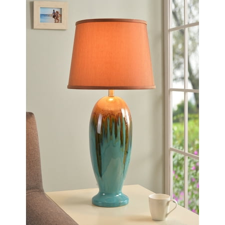 Kenroy Home Tucson Table Lamp, Teal Ceramic - Walmart.com